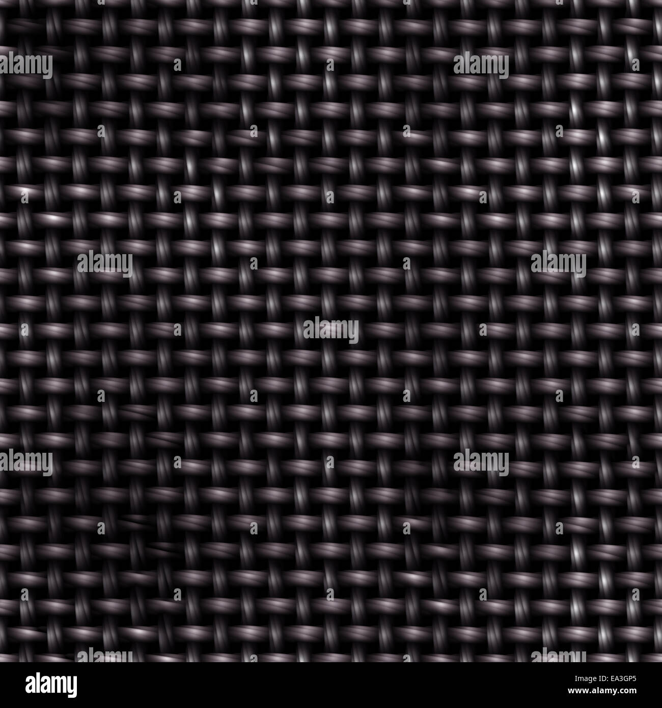 Weave pattern render black Stock Photo - Alamy