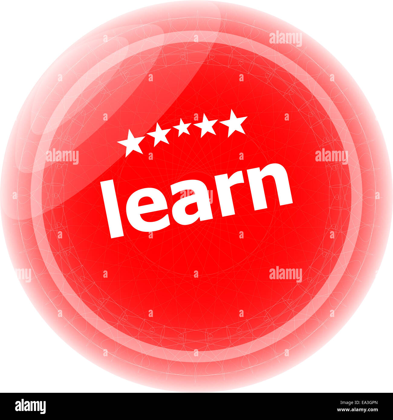 Red learn symbol hi-res stock photography and images - Alamy