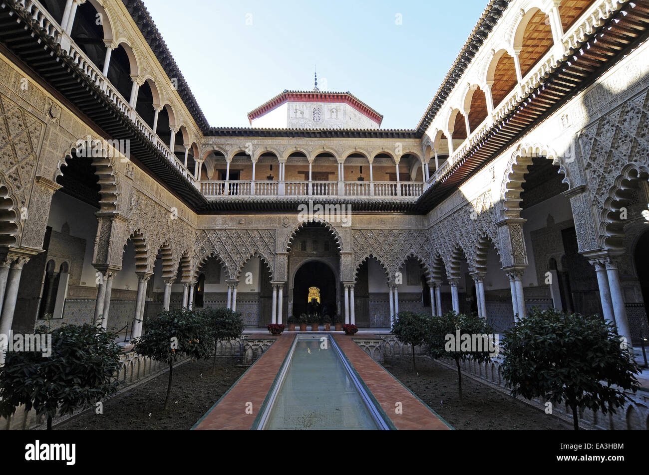 Building Inside Alcazar Royal Palace Stock Photos & Building Inside ...
