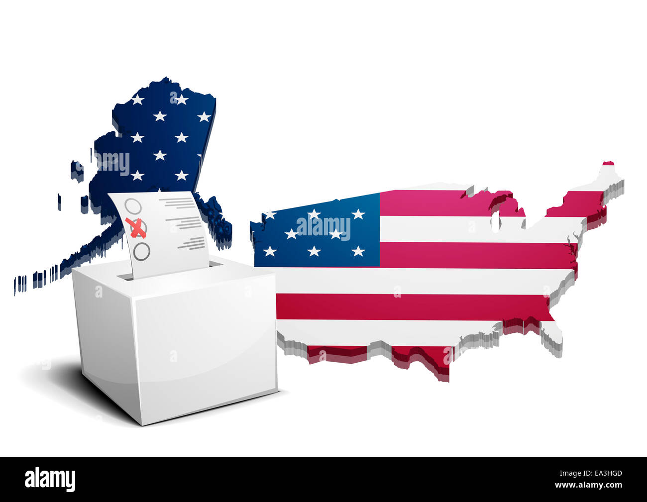 Destination box Cut Out Stock Images & Pictures - Alamy