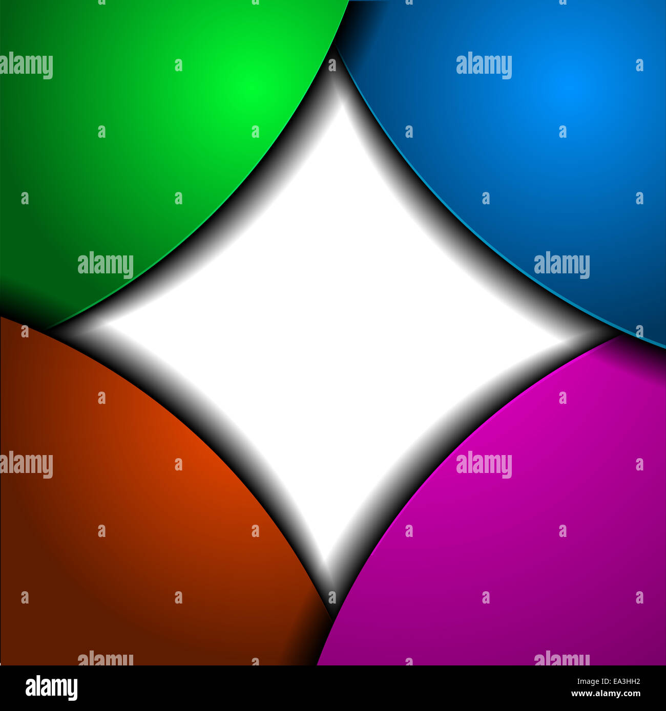four circles infographic Stock Photo - Alamy