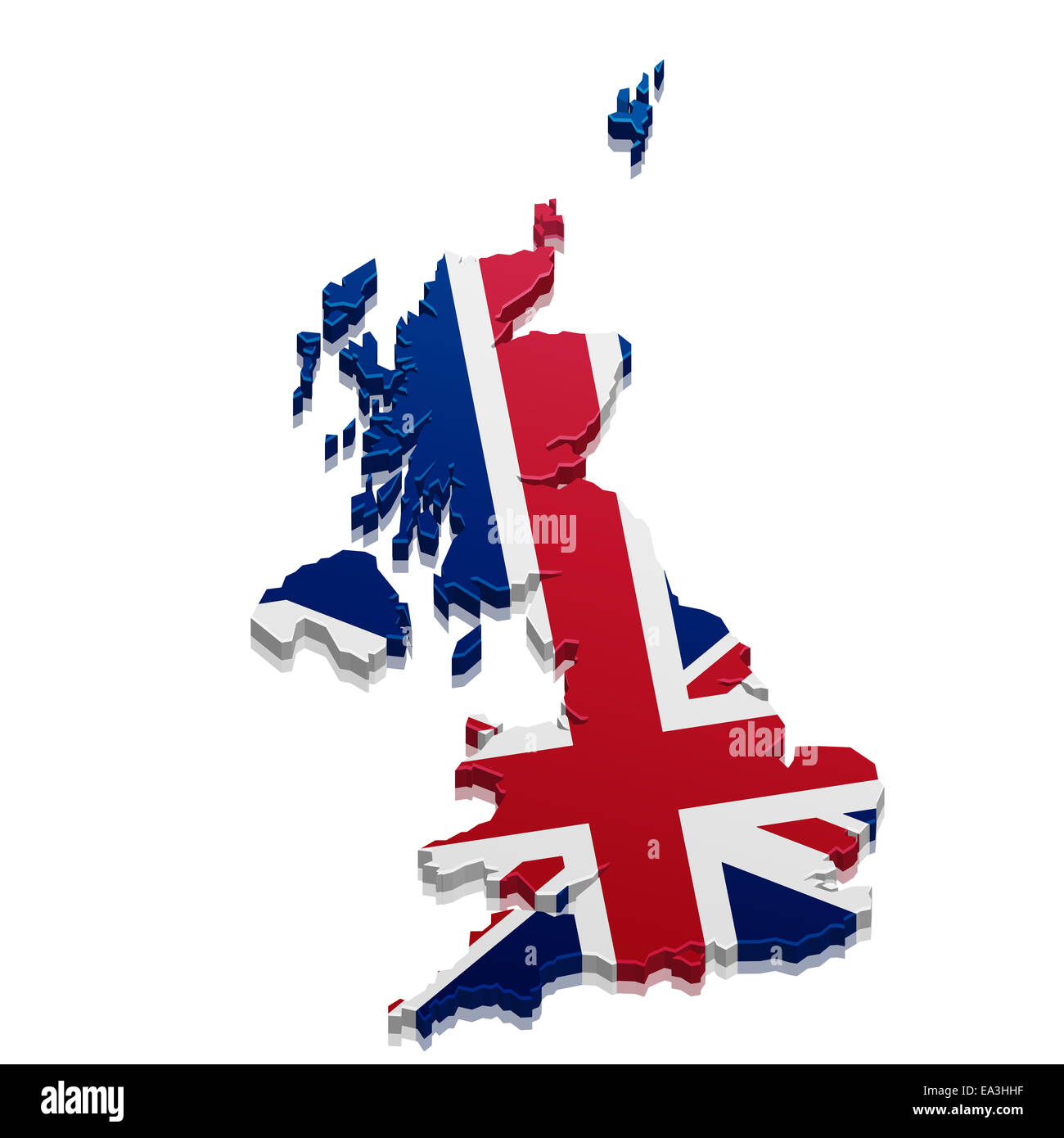 Outline map of britain hi-res stock photography and images - Alamy