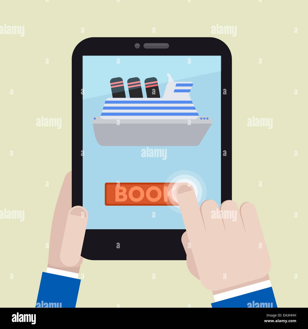 tablet book ship Stock Photo - Alamy