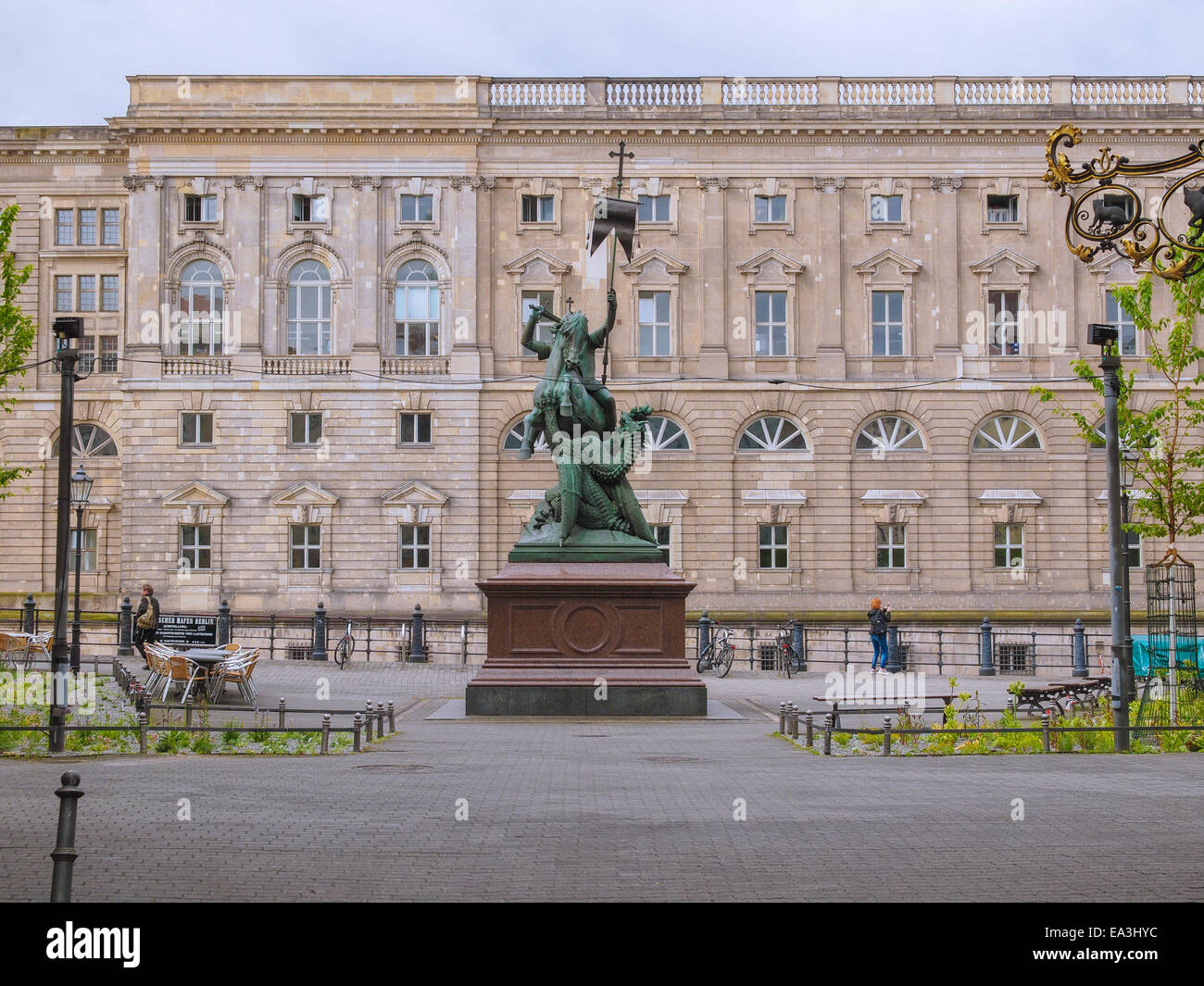 St George monument Berlin Stock Photo - Alamy