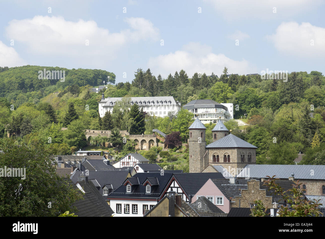 Town view of Bad Muenstereifel, Germany Stock Photo - Alamy