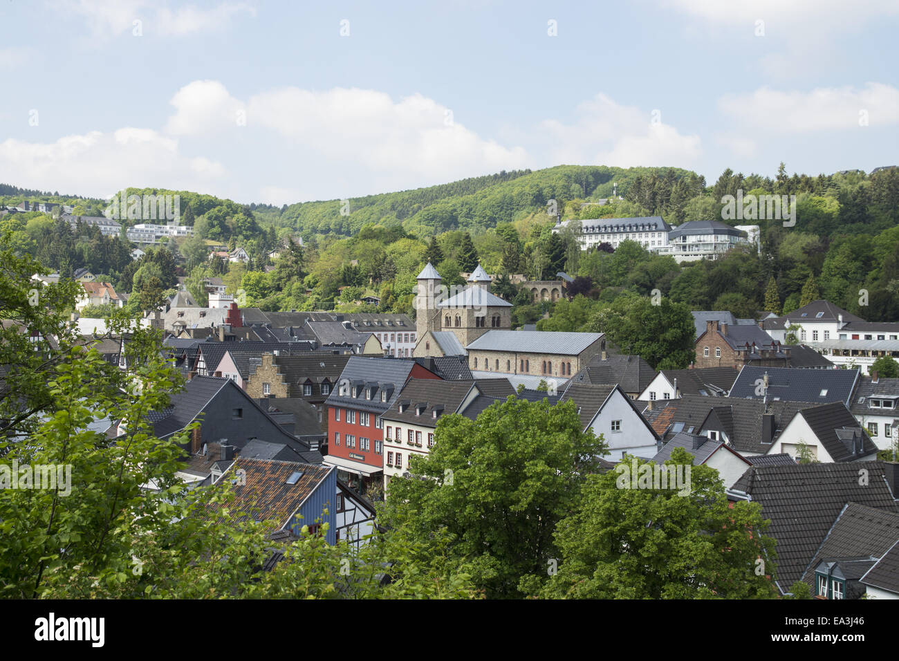 Town view of Bad Muenstereifel, Germany Stock Photo - Alamy