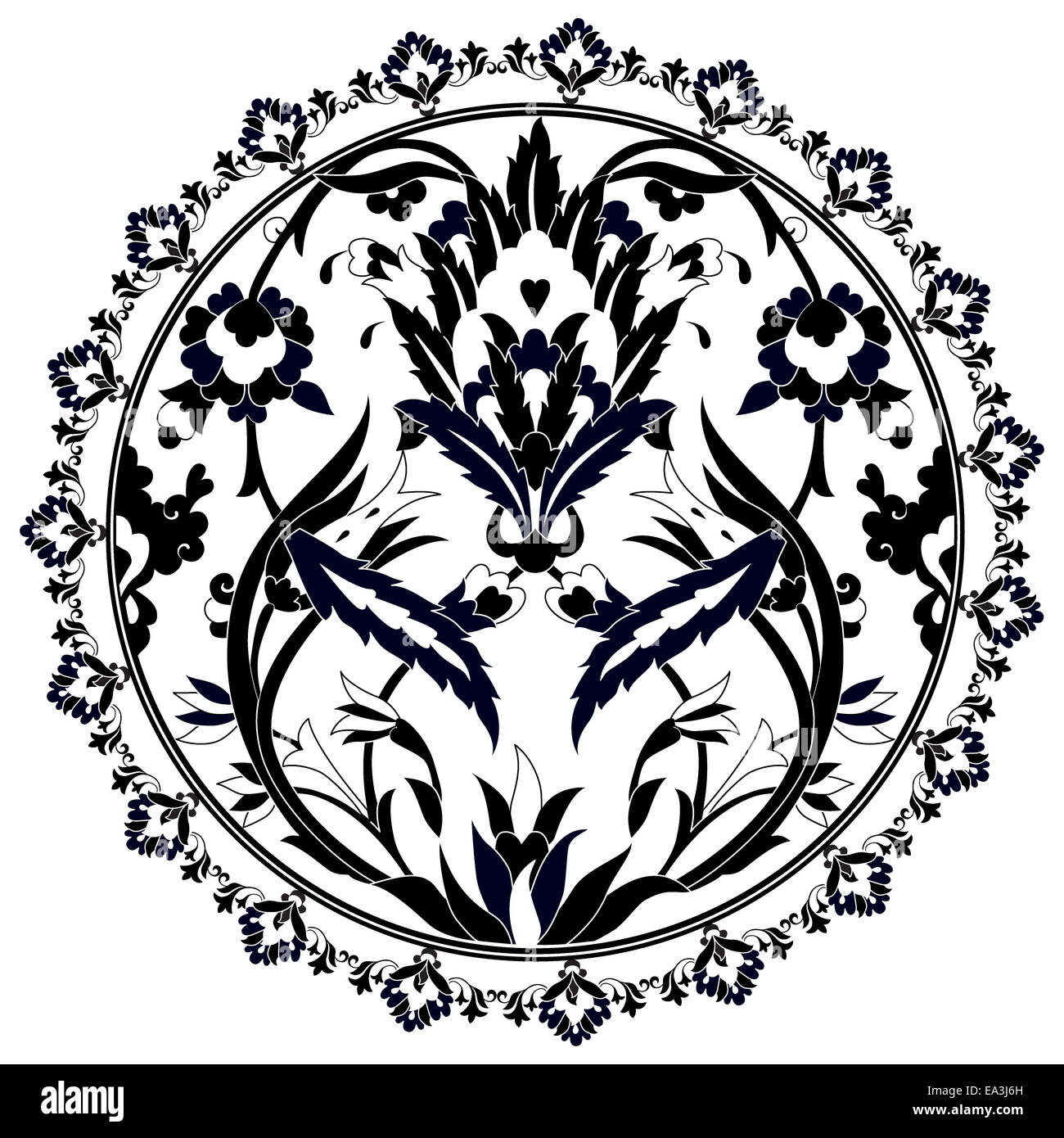 Ottoman motifs design series with twenty version Stock Photo - Alamy