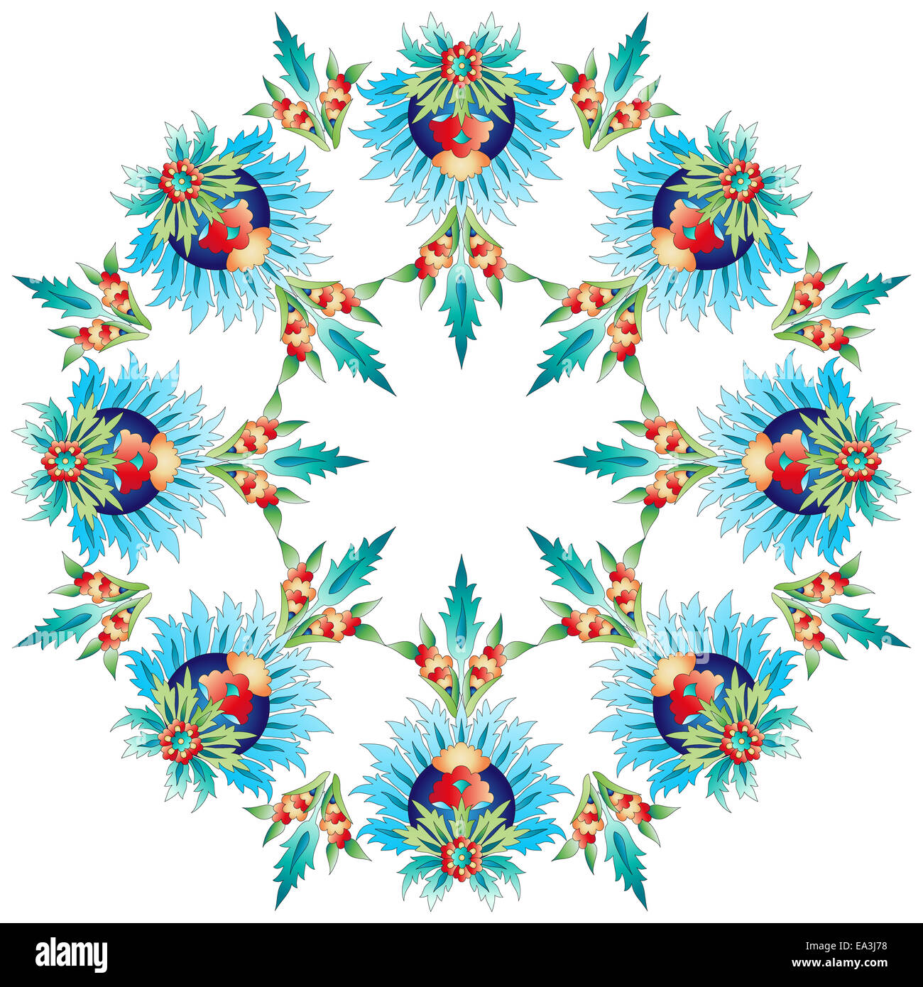 Two circular decorative motifs hi-res stock photography and images - Alamy