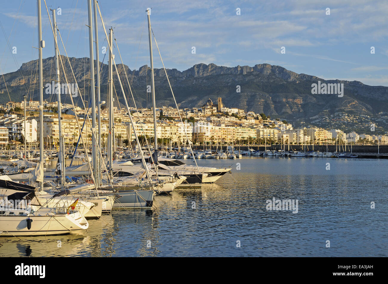 yacht harbour, Altea, Spain Stock Photo - Alamy