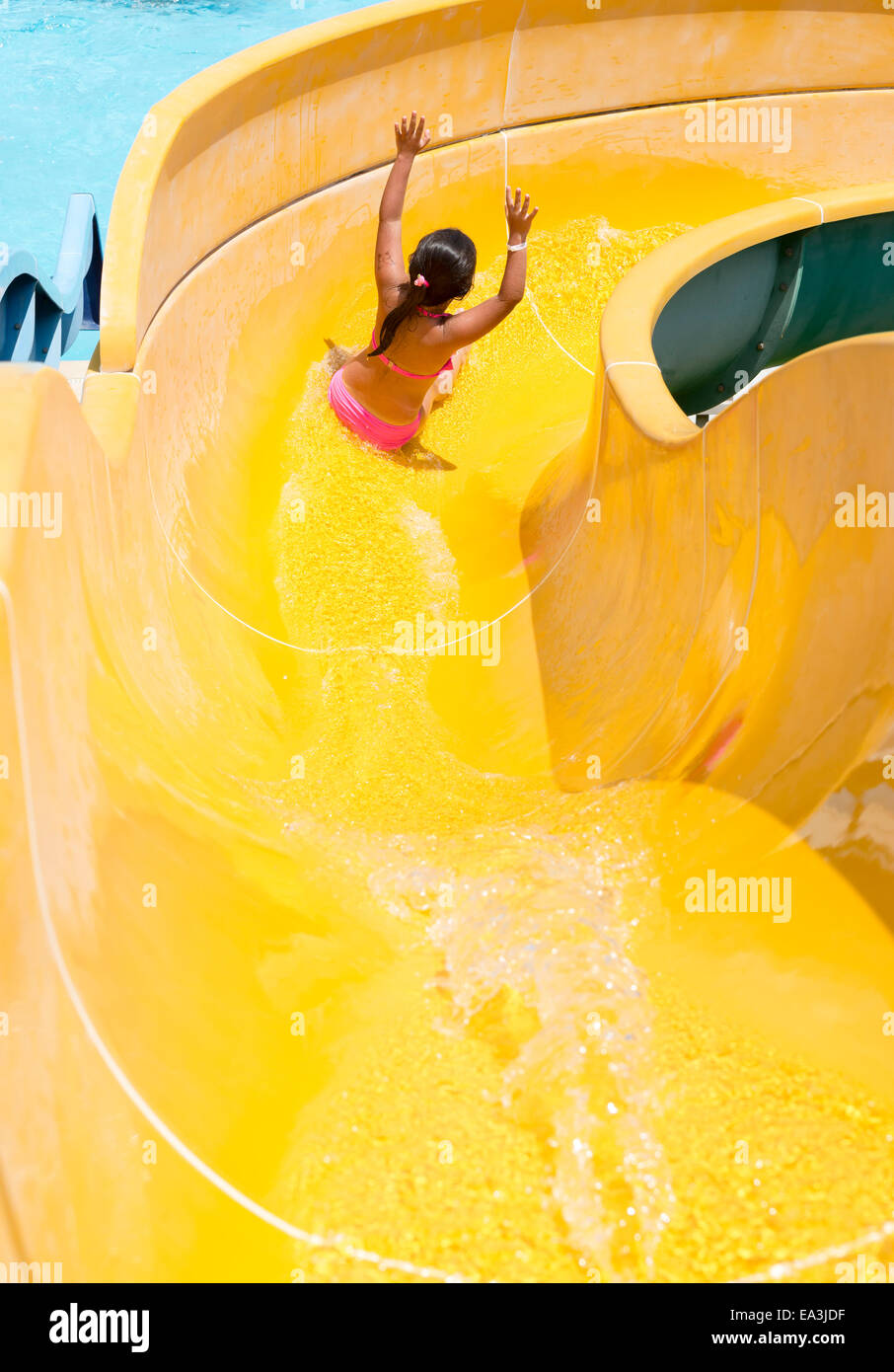Water slide child hi-res stock photography and images - Alamy