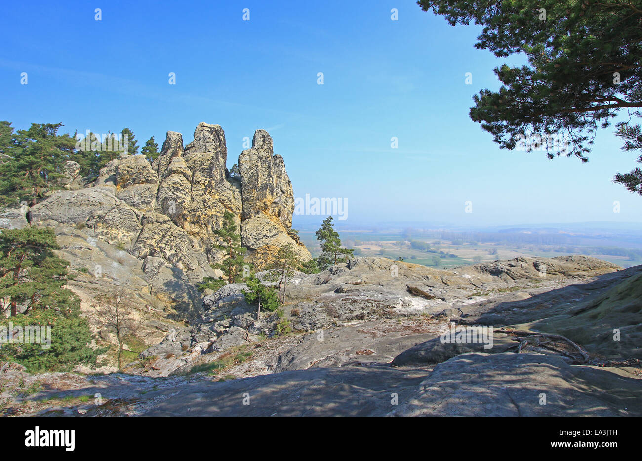 Devil's Wall, Harz, Germany Stock Photo - Alamy