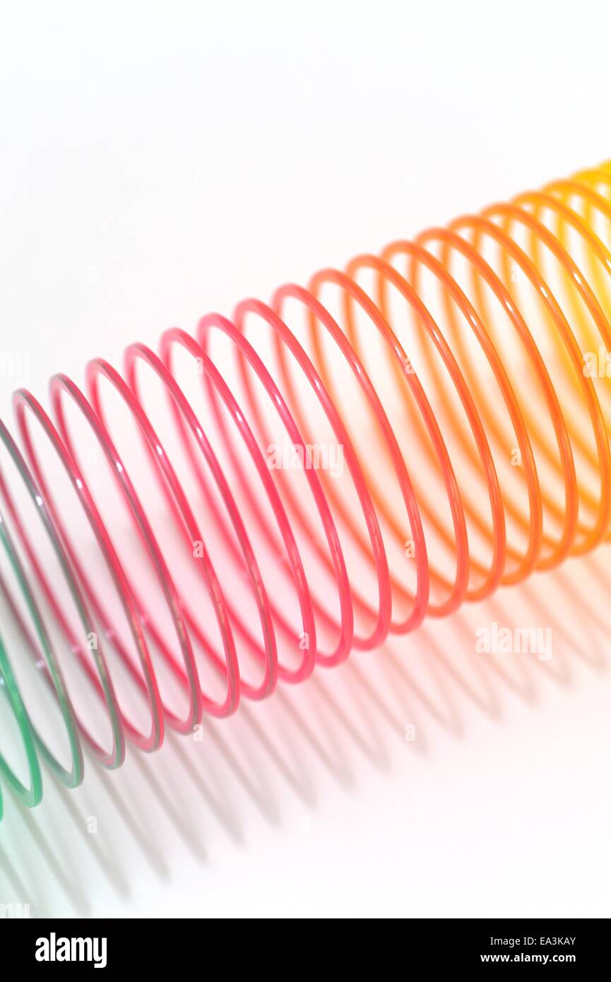 Coil Spring Toy Stock Photo - Alamy