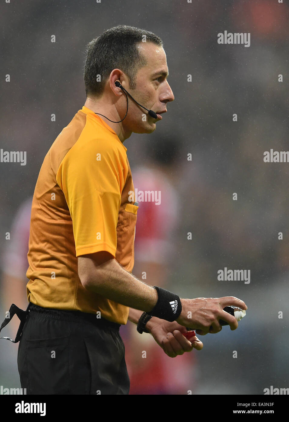 Munich, Germany. 05th Nov, 2014. Referee Cuneyt Cakirin during the ...