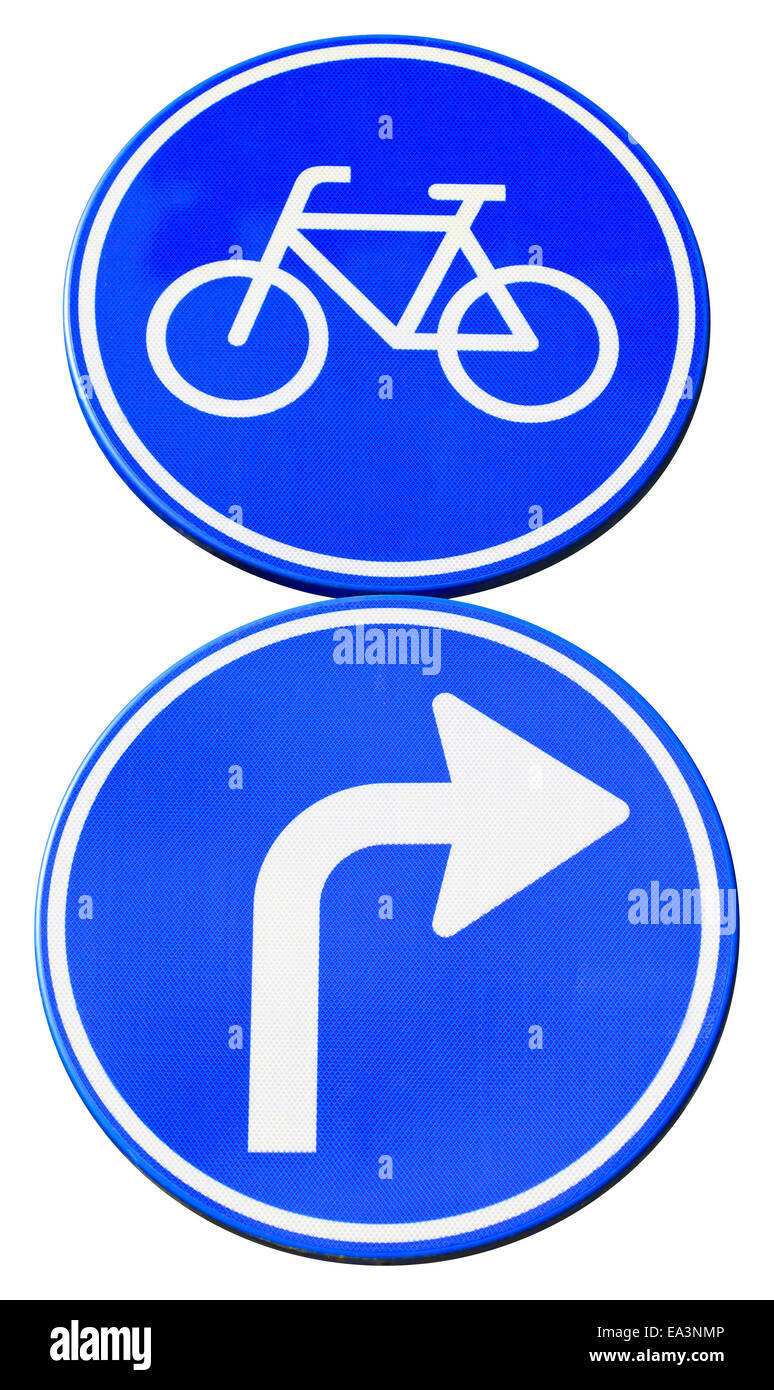 Netherlands cyclist lane Cut Out Stock Images & Pictures - Alamy