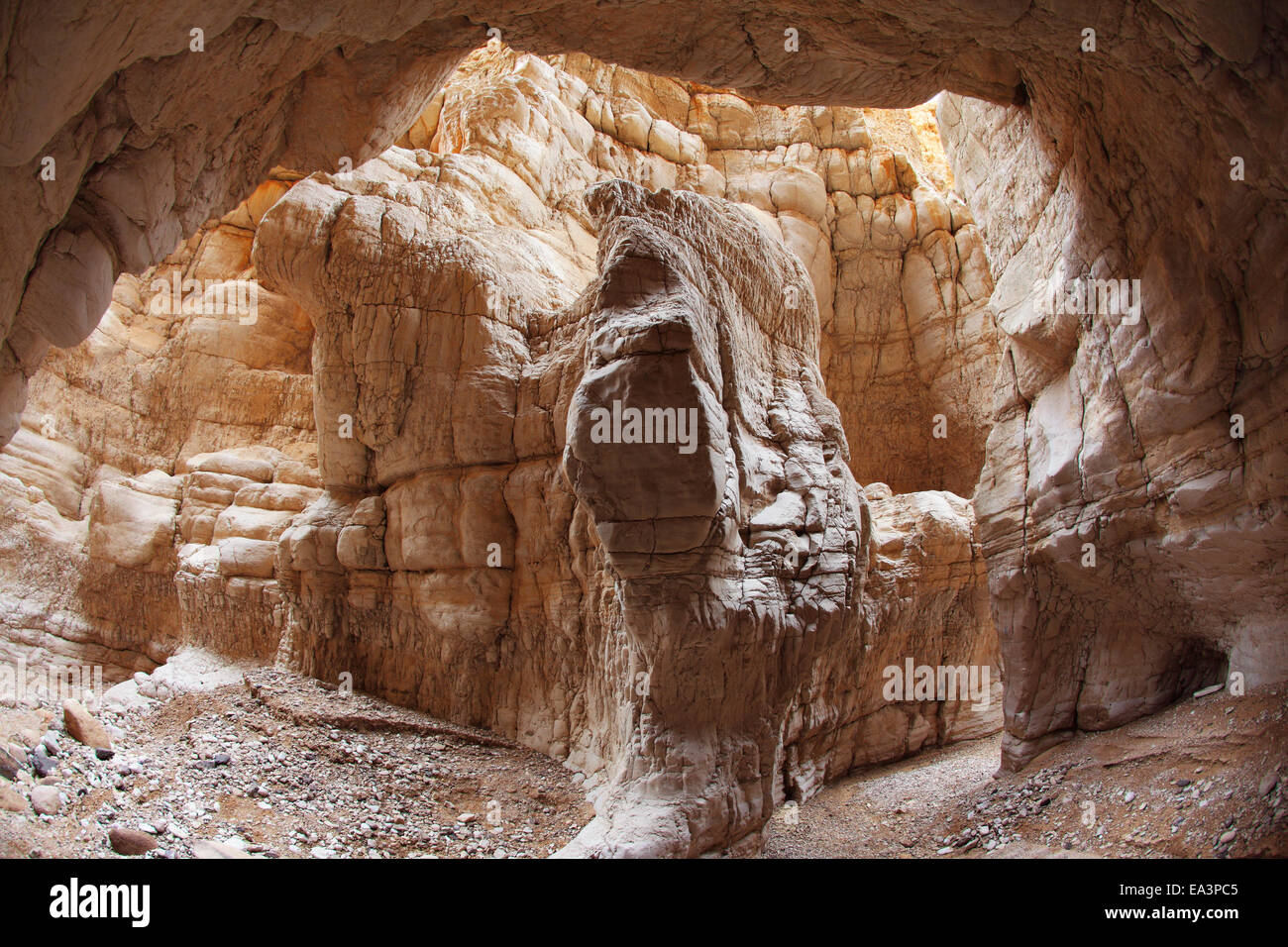 The narrow slot canyon Stock Photo - Alamy
