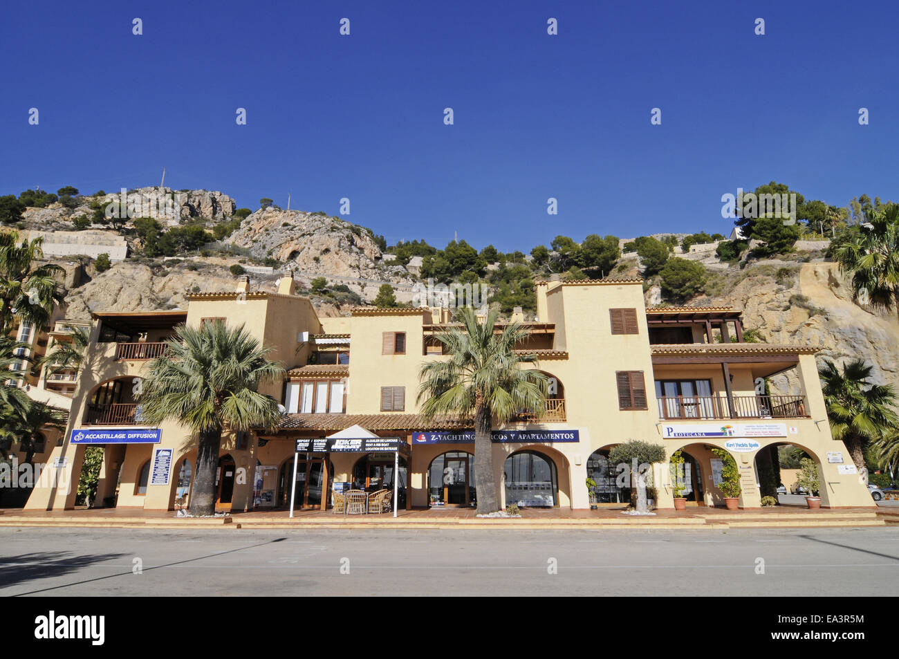 Campomanes, yacht harbour, Altea, Spain Stock Photo - Alamy