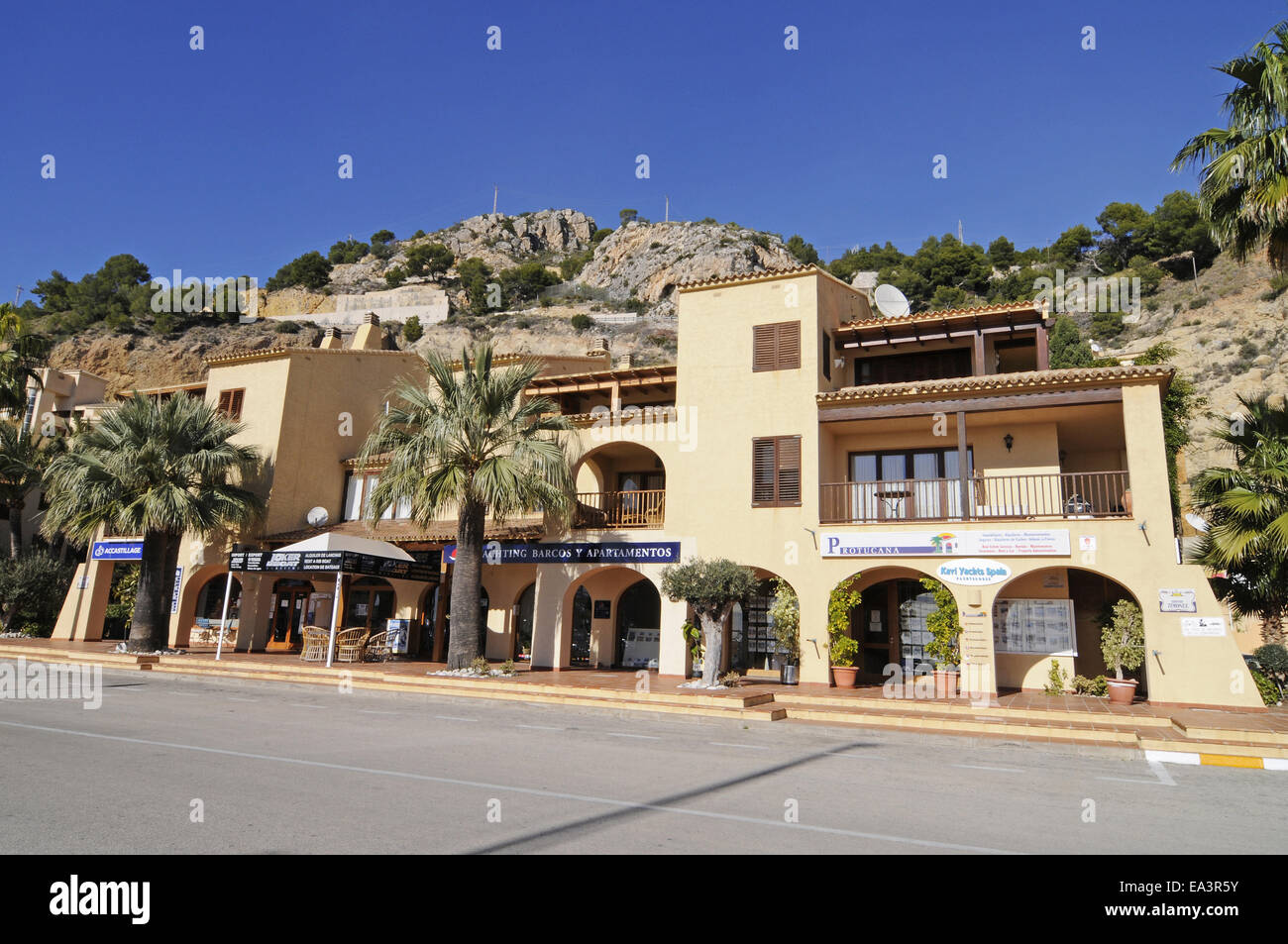 Campomanes, yacht harbour, Altea, Spain Stock Photo - Alamy