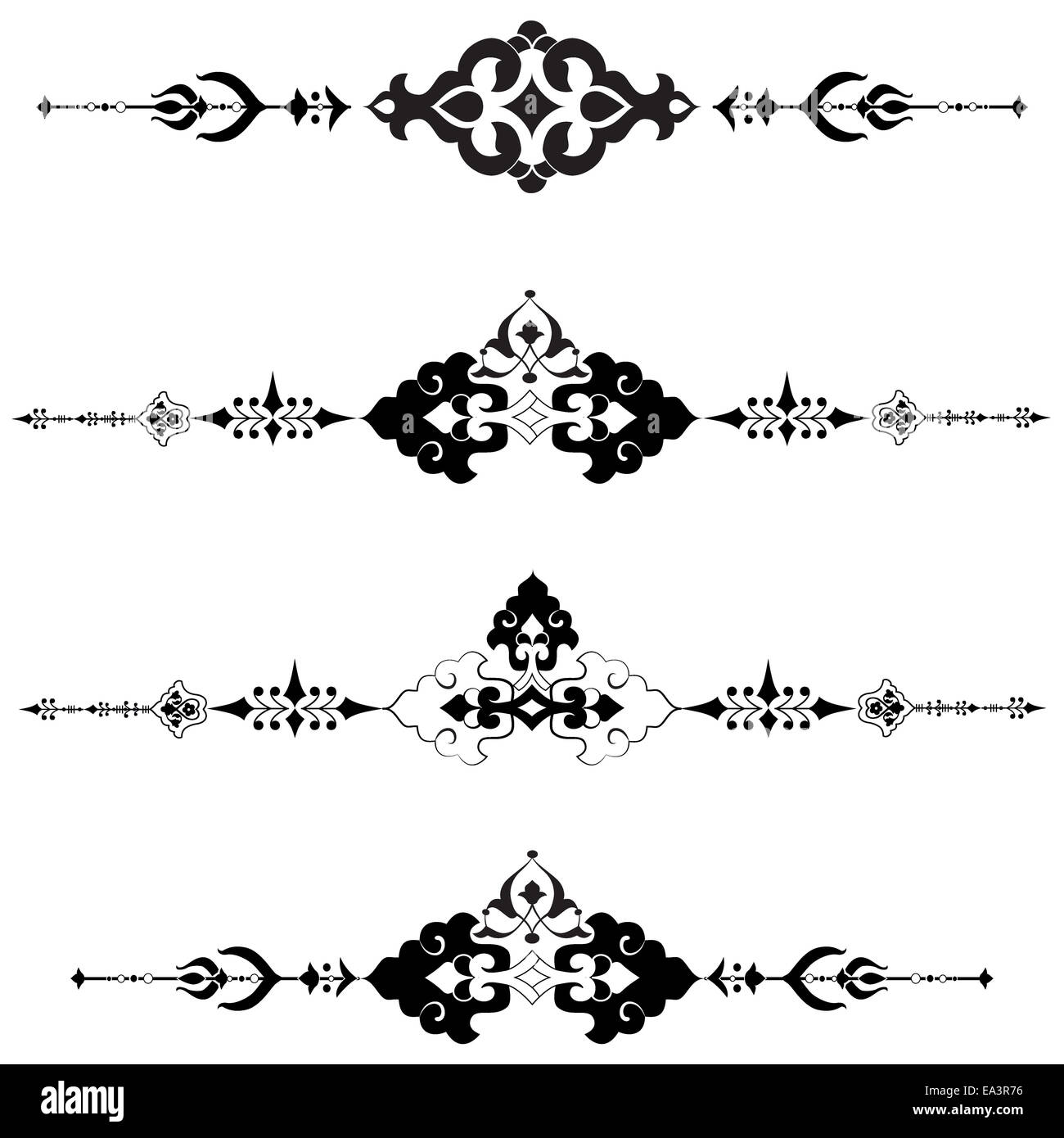 Ottoman motifs design series with thirty Stock Photo - Alamy