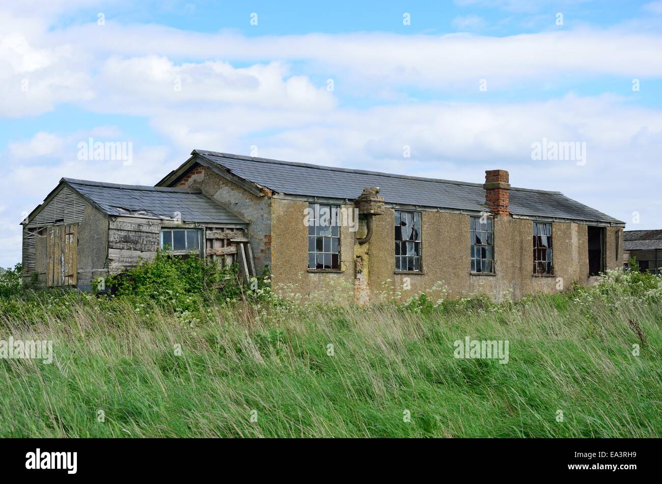 Derelict brick building Stock Photo - Alamy