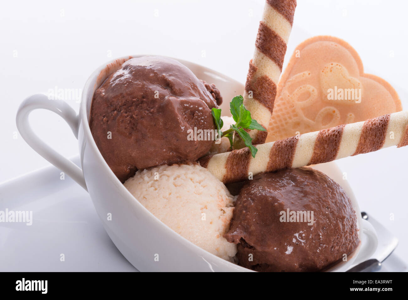 home made ice Stock Photo - Alamy