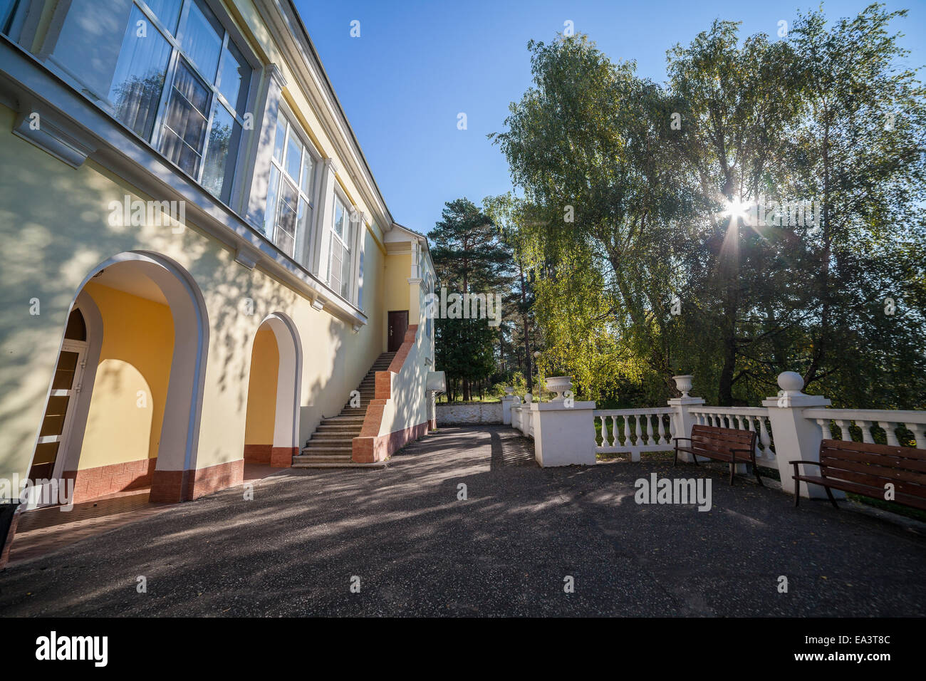 Vacation resort house, Moscow region, Russia Stock Photo - Alamy