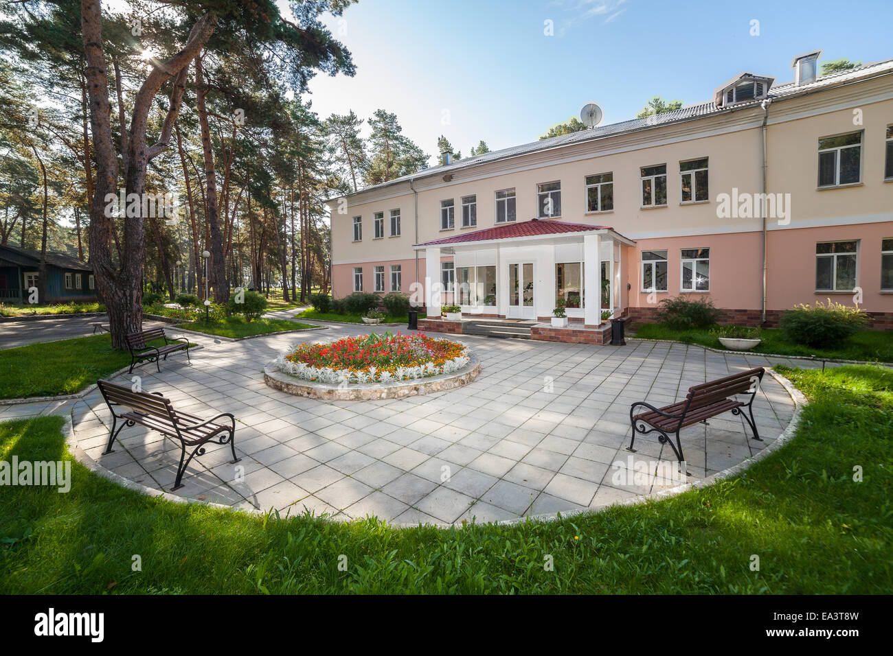 Vacation resort house, Moscow region, Russia Stock Photo - Alamy