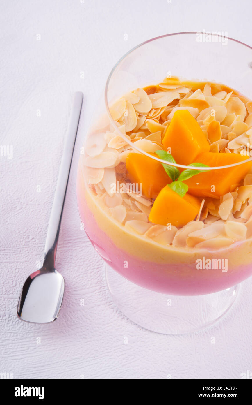 mango fruit cocktail Stock Photo - Alamy
