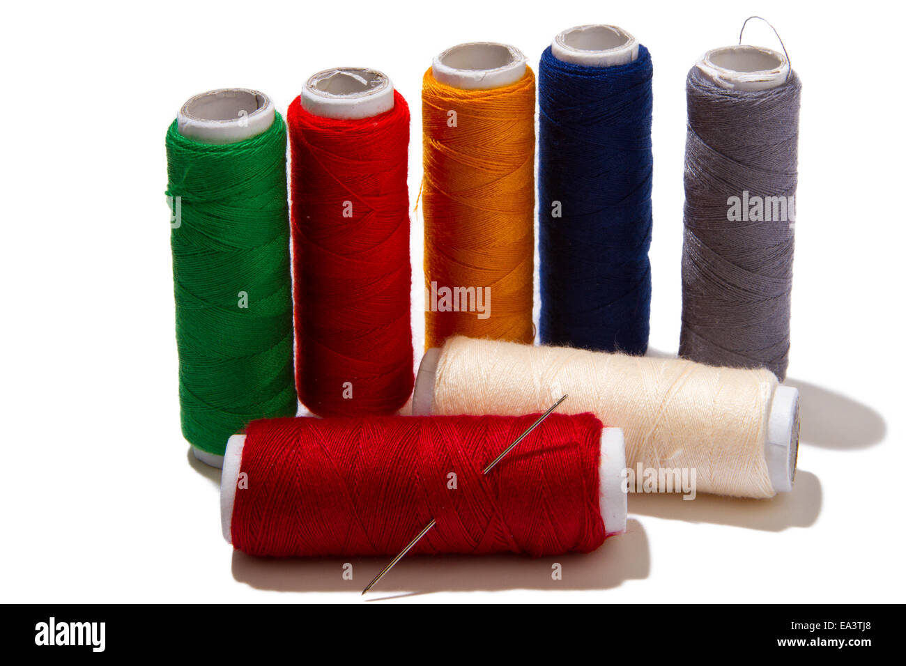 colorful thread designed for sewing Stock Photo - Alamy