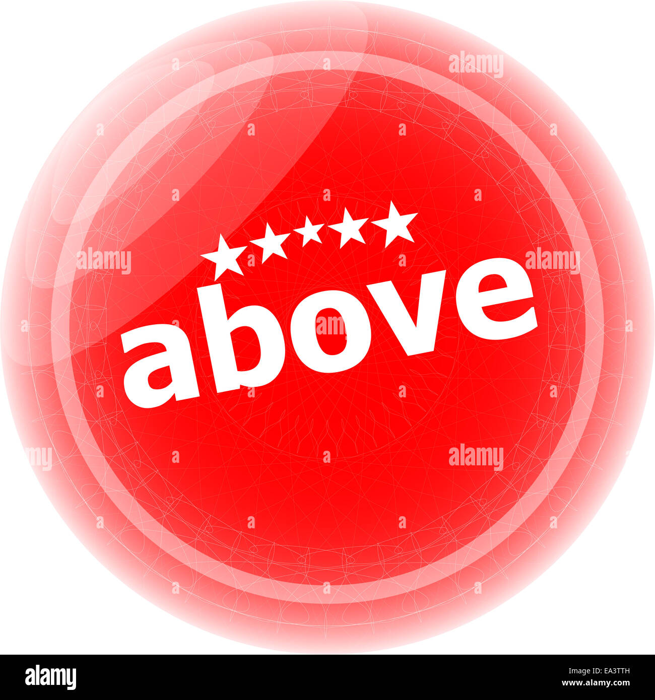 above word red stickers icon button Stock Photo - Alamy