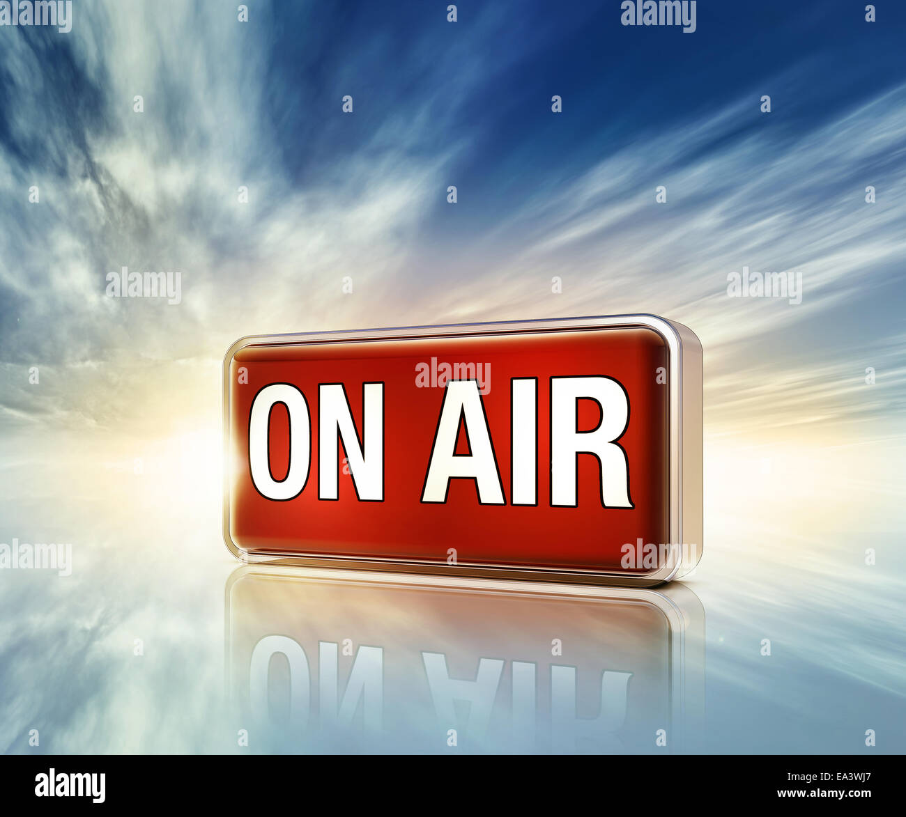 on air icon Stock Photo - Alamy