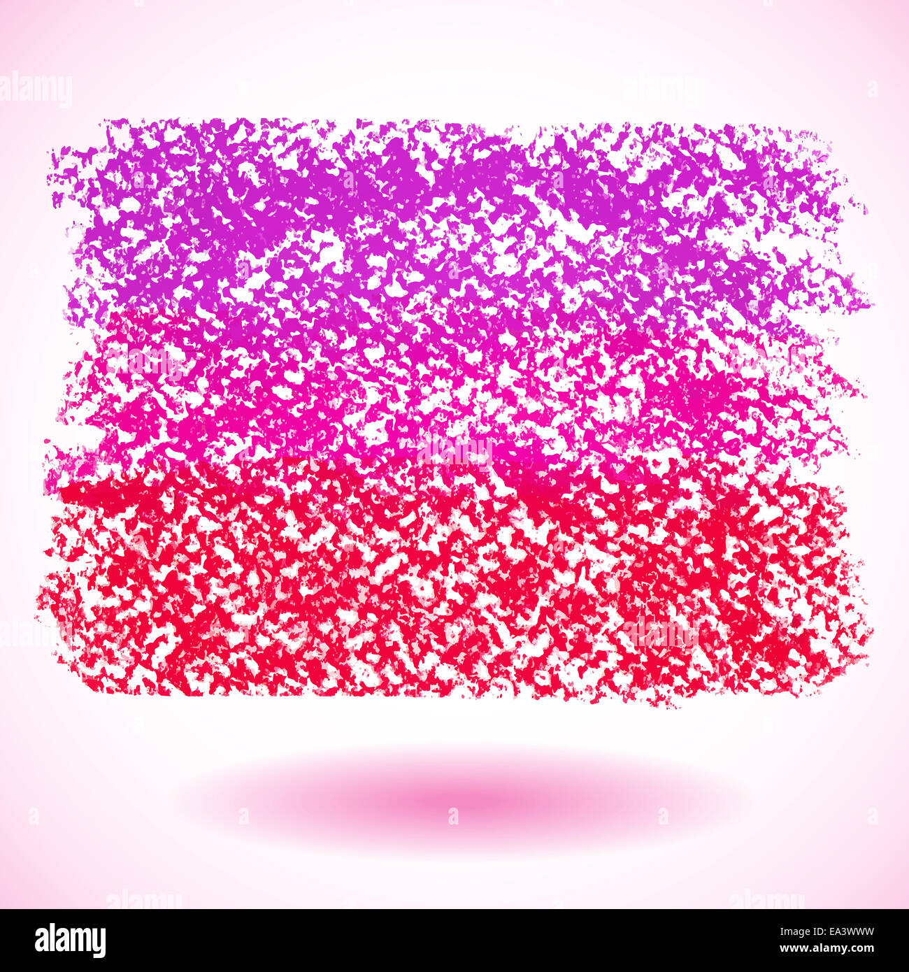 Red pastel crayon spot, isolated on white background Stock Photo - Alamy