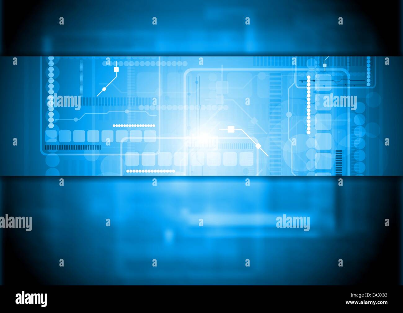 Hi-tech background. Gradient mesh Stock Photo - Alamy