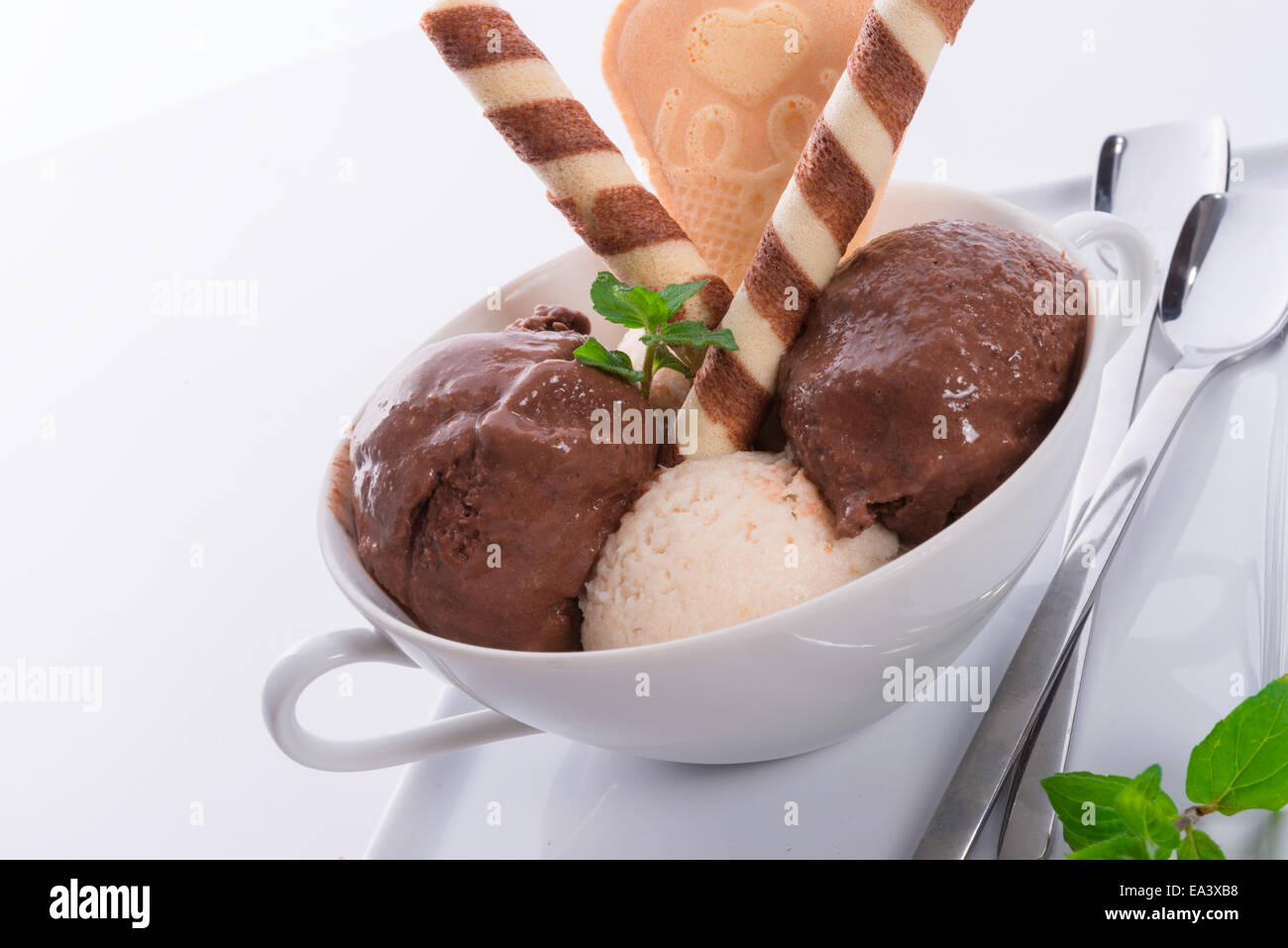 home made ice Stock Photo - Alamy