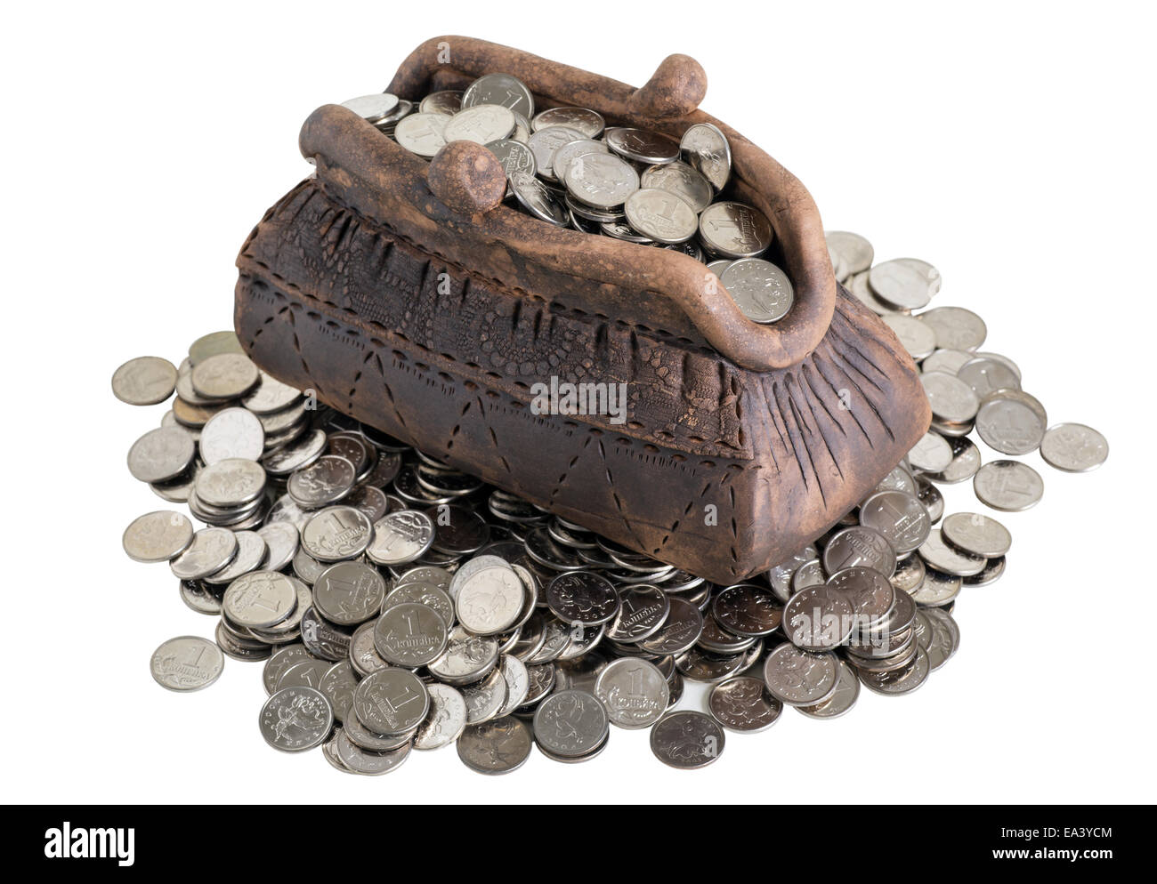 PURSE OF CLAY Stock Photo - Alamy