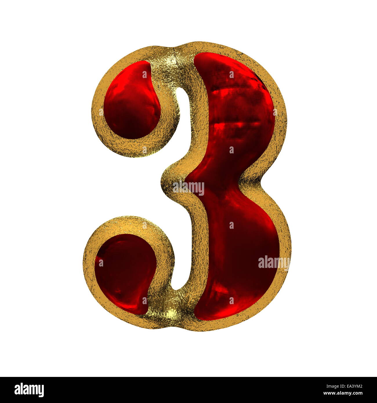 velvet letter with gold Stock Photo - Alamy