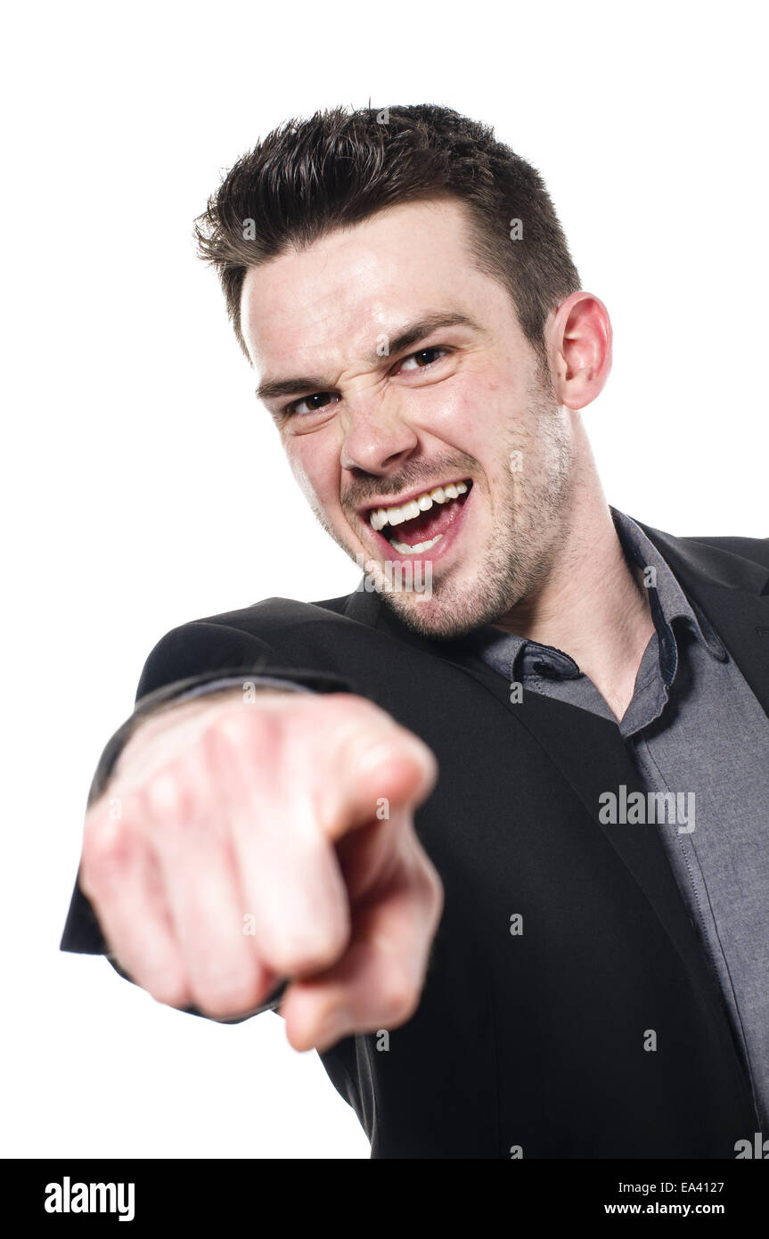 Pointing at you Stock Photo - Alamy