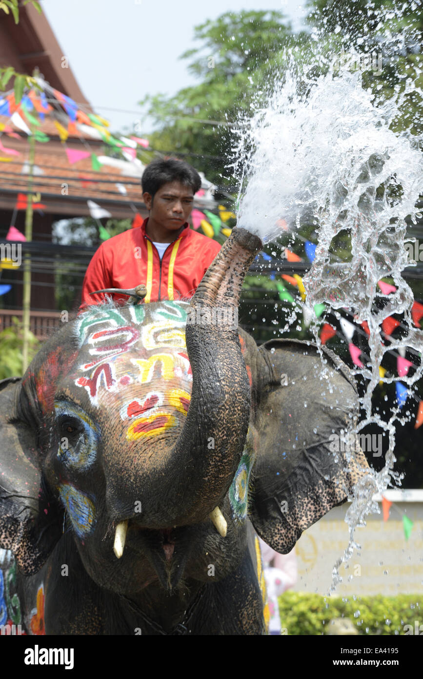 Songkran elefant hi-res stock photography and images - Alamy