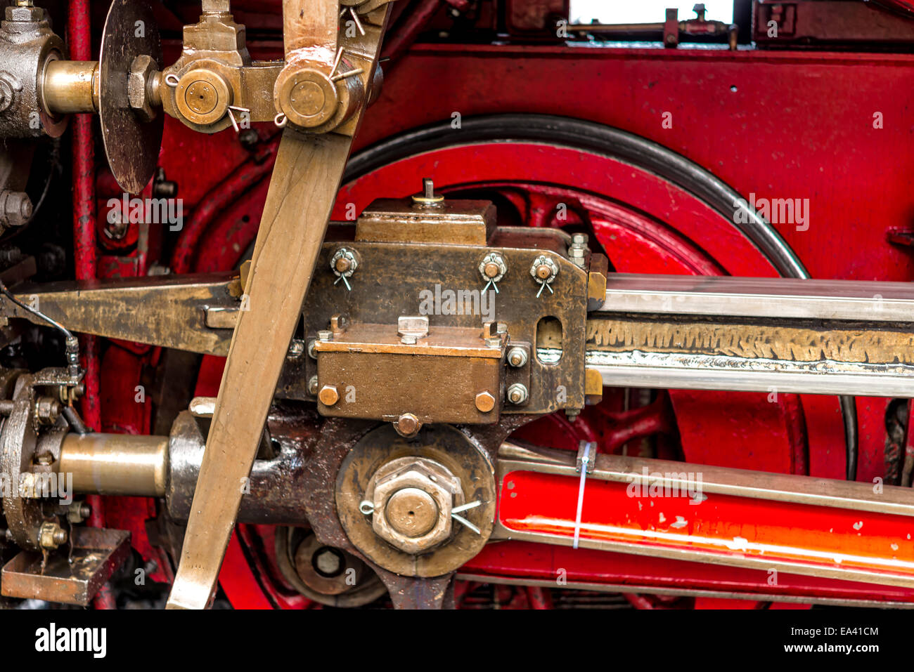 The technology of the steam locomotive Stock Photo - Alamy