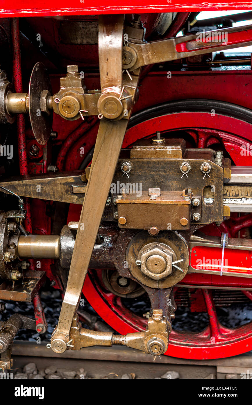 The technology of the steam locomotive Stock Photo - Alamy