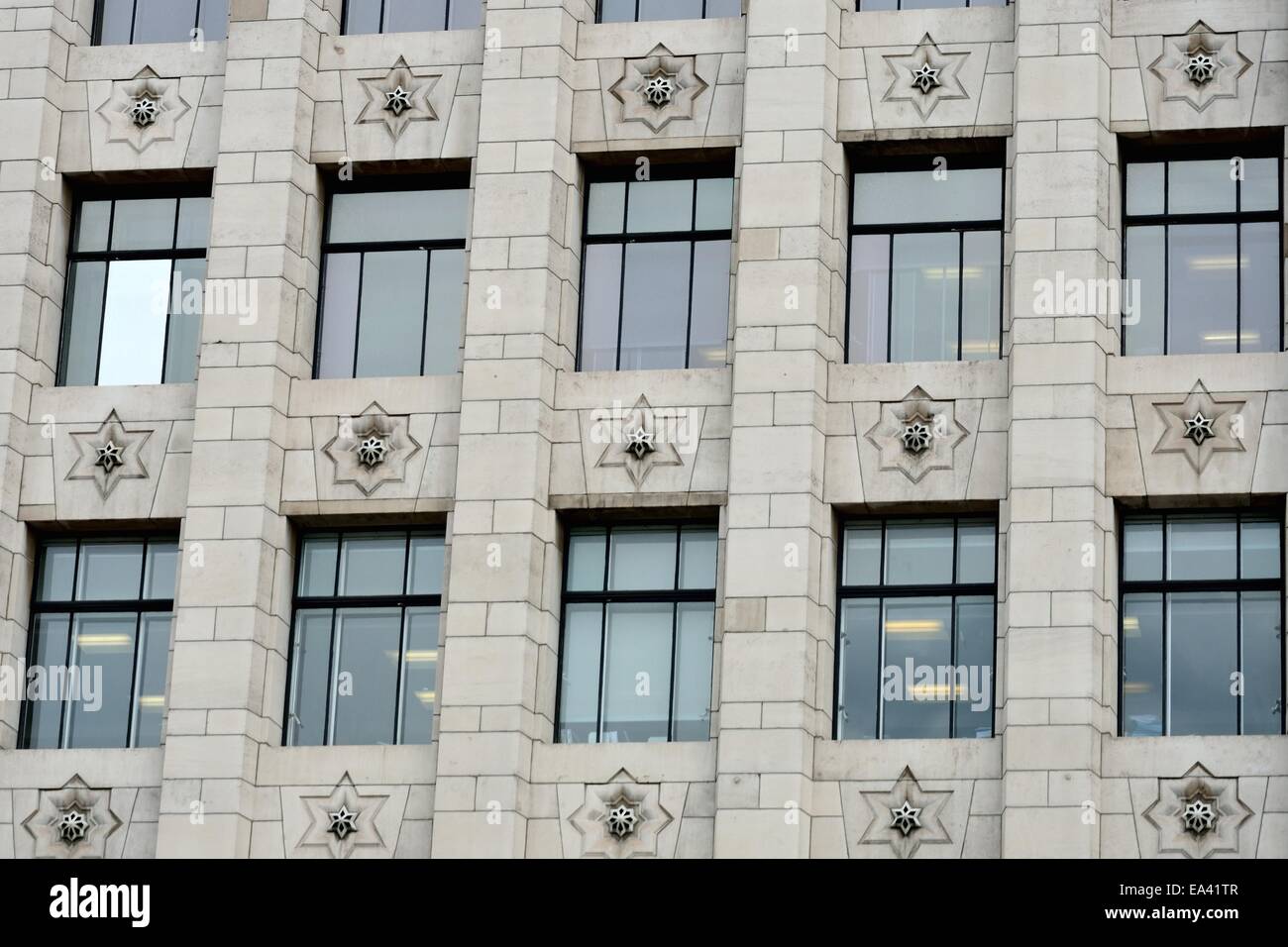 Rectangular windows on modern office building Stock Photo - Alamy