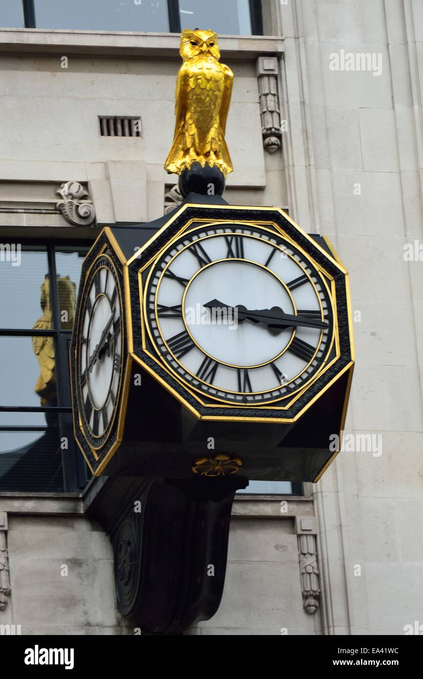 City clock in close up Stock Photo - Alamy
