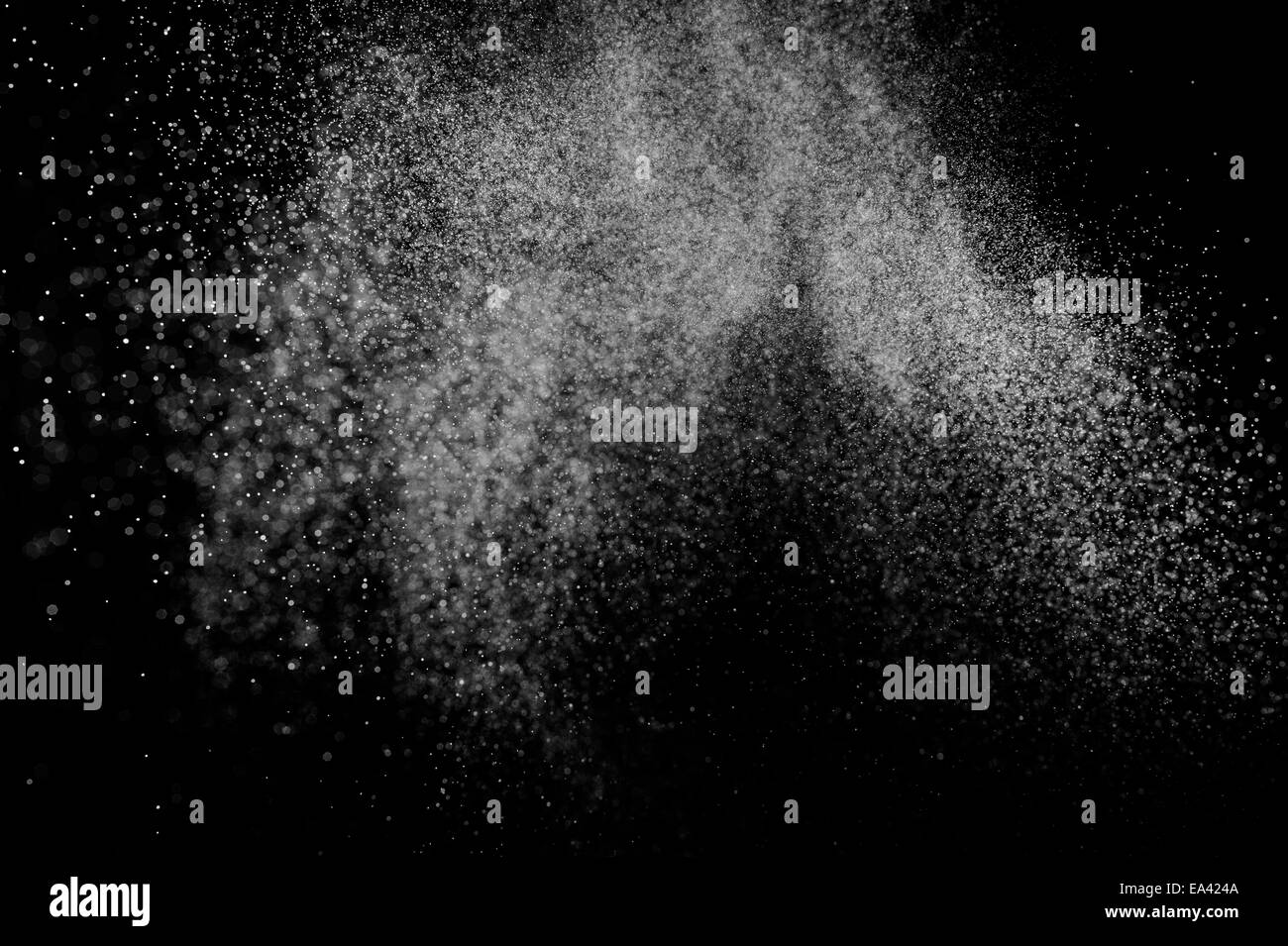 Water spray, black background hi-res stock photography and images - Alamy