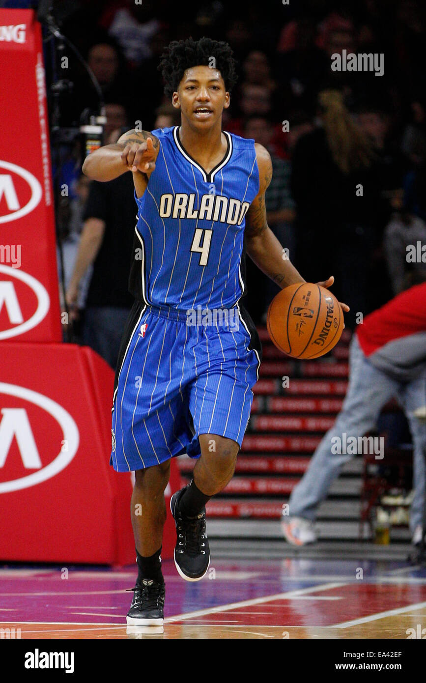 Philadelphia, USA. 5th November, 2014. Orlando Magic guard Elfrid ...