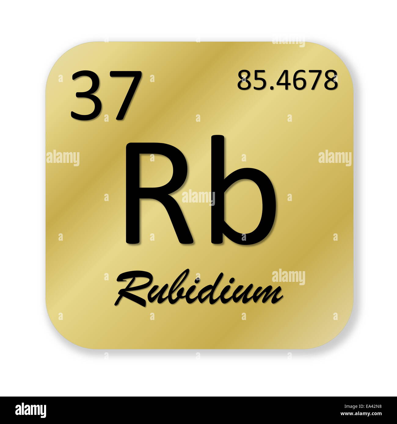 Rubidium symbol hi-res stock photography and images - Alamy