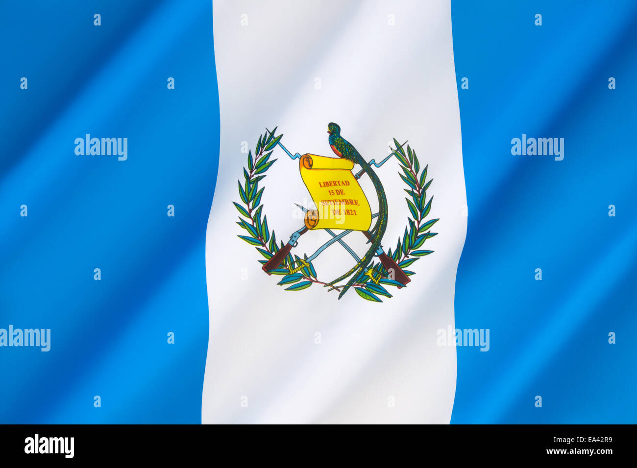 Flag of Guatemala Stock Photo - Alamy