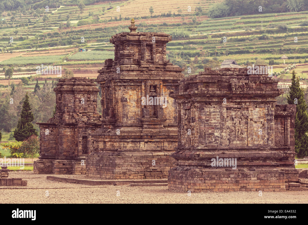 Hindu dieng temple complex hi-res stock photography and images - Alamy