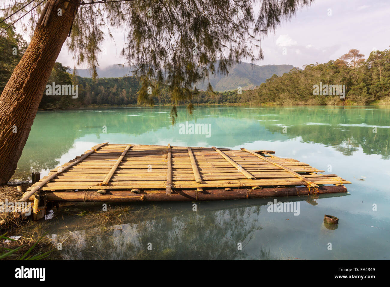 Lake in Dieng Stock Photo - Alamy