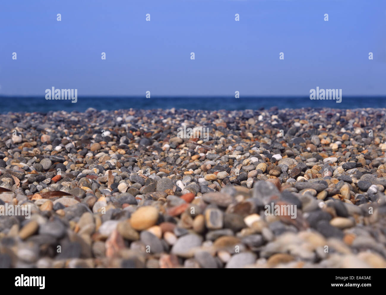 Background of a pebble beach Stock Photo - Alamy