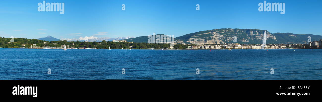 Panoramic view geneva hi-res stock photography and images - Alamy
