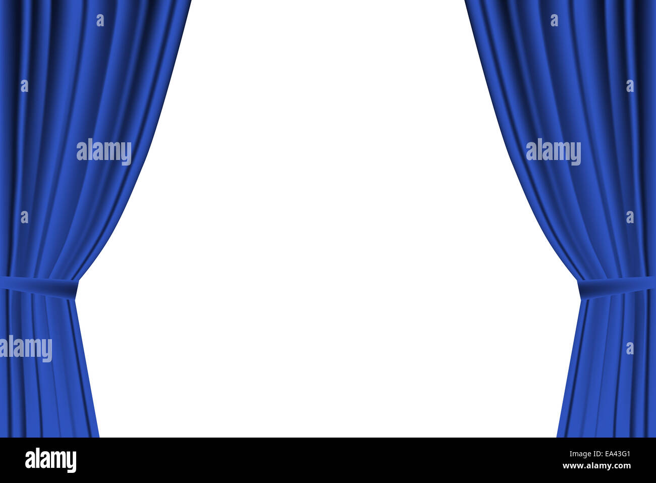 Blue theater curtain people hi-res stock photography and images - Alamy